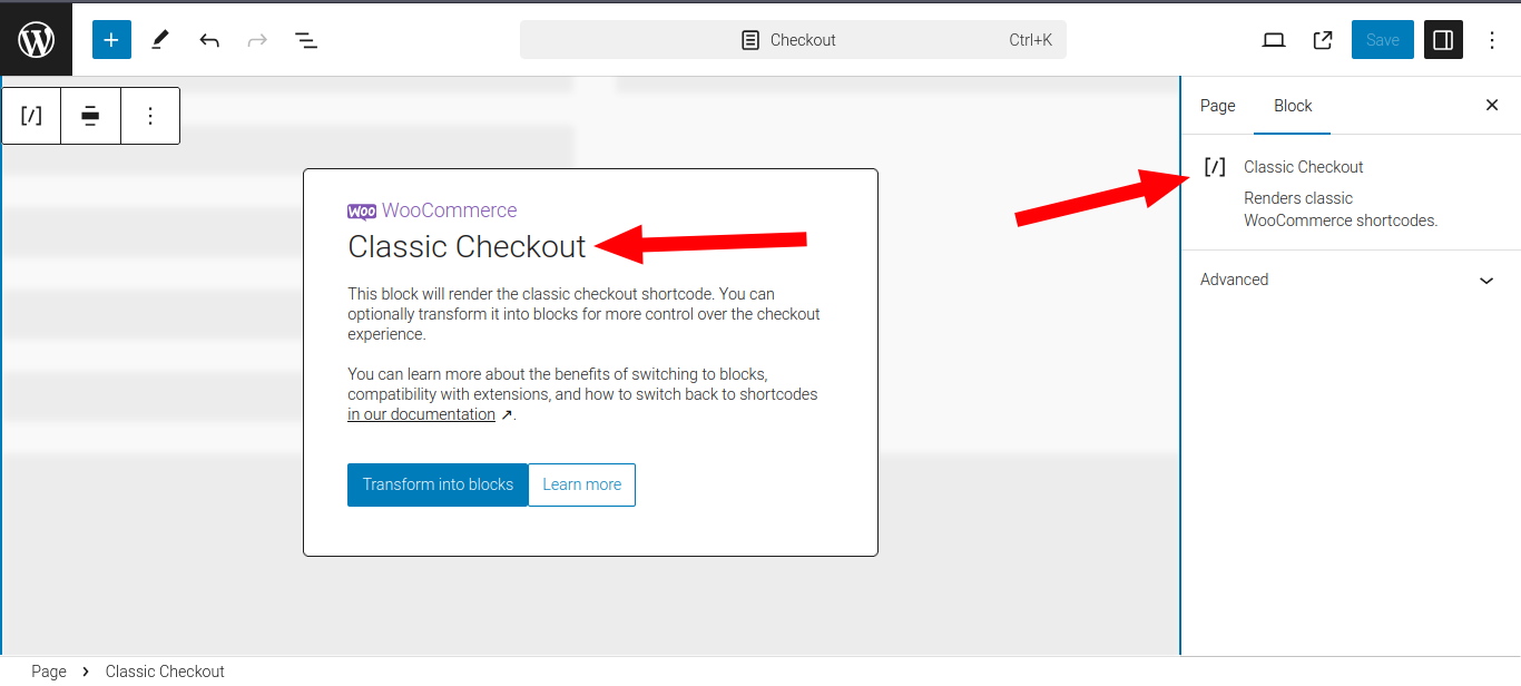 Classic Checkout vs Woo Checkout Blocks - WP Overnight Documentation